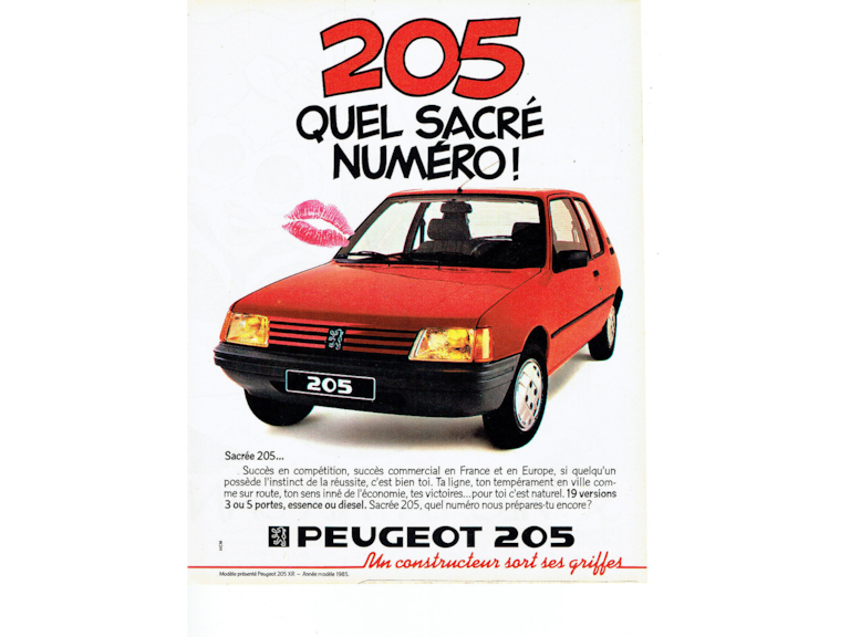 O PEUGEOT 205 celebra o seu 40º aniversário: um modelo em excelente forma!